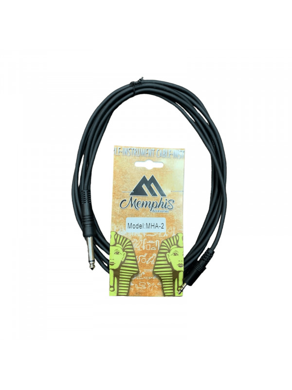 Cable MEMPHIS De 1/4 Mono-3.5mm Stereo 3 Metros